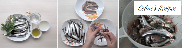 Pickled anchovies - Celine's Recipes