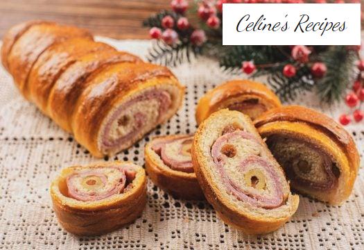 Ham bread for Christmas - Celine's Recipes