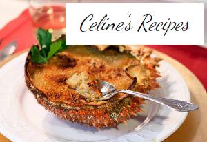 Spider crab or spider crab au gratin with prawns and pork shoulder ...