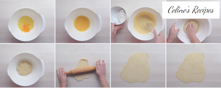 Carnival ears. Step by step recipe - Celine's Recipes